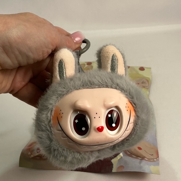 POP MART | Accessories | Labubu The Monsters Gray Hehe Have A Seat ...